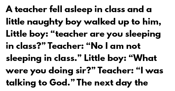 Sleeping In Class Fantastic Jokes